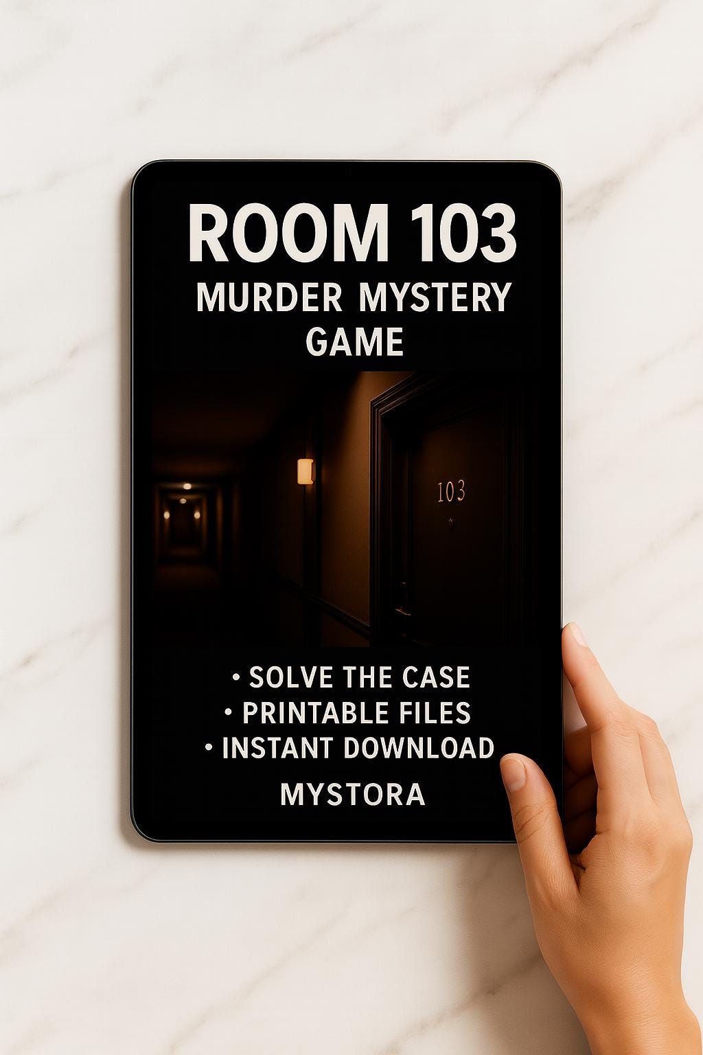 Room 103 Murder Mystery Game | Printable Detective Case File | Escape ...