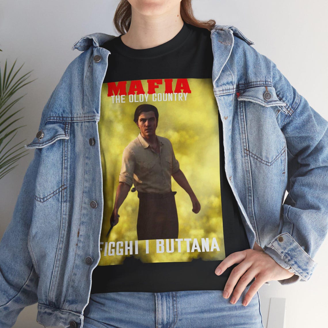 Retro 900s Game Mafia the Old Country Tee | Vintage Game Crime Movie ...