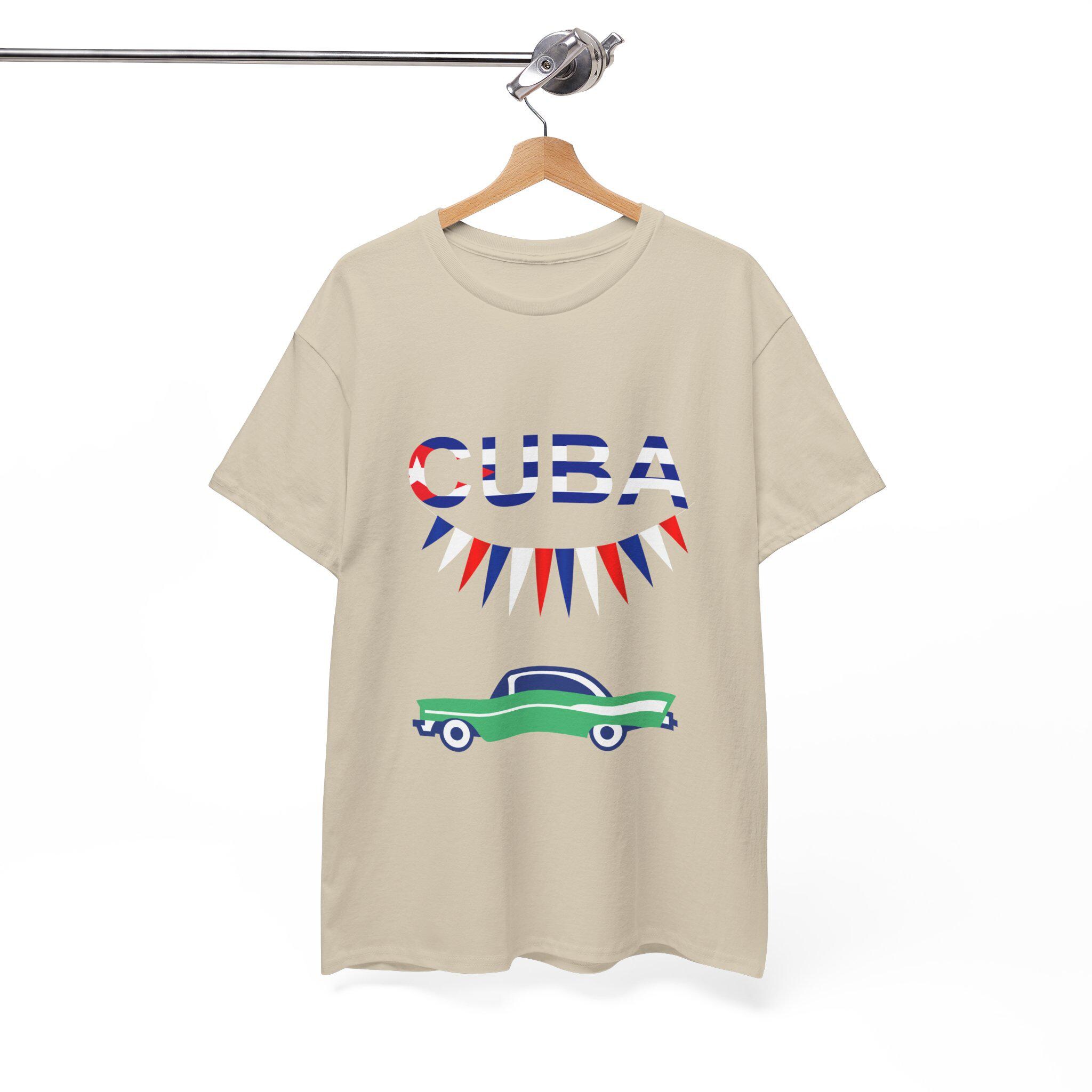 CUBA Classic Car Tee,cuban Flag Letters, Cuban Pride Shirt, Cuba ...
