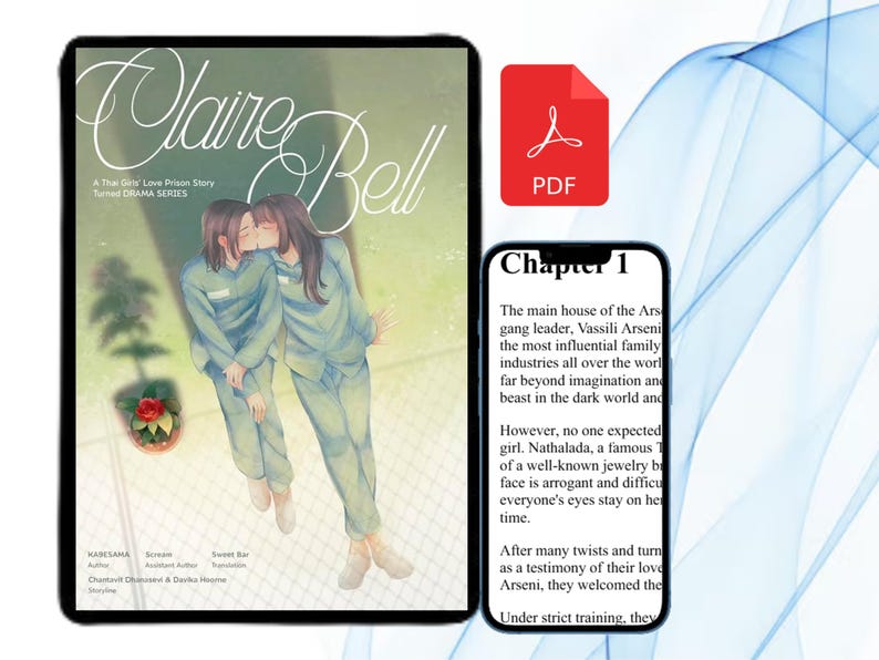 Clairebell Thai BL Novel Romance, Boys Love Emotional Love Story ...