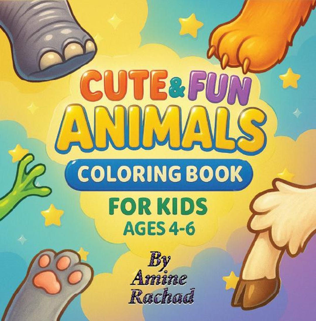 27 Fun & Easy Coloring Pages for Kids | Instant Download | Digital ...