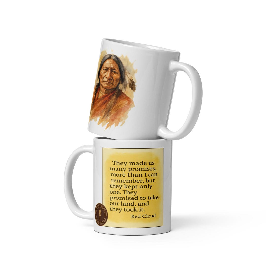 True Wonder Heritage Collection: Chief Red Cloud Mug - Etsy