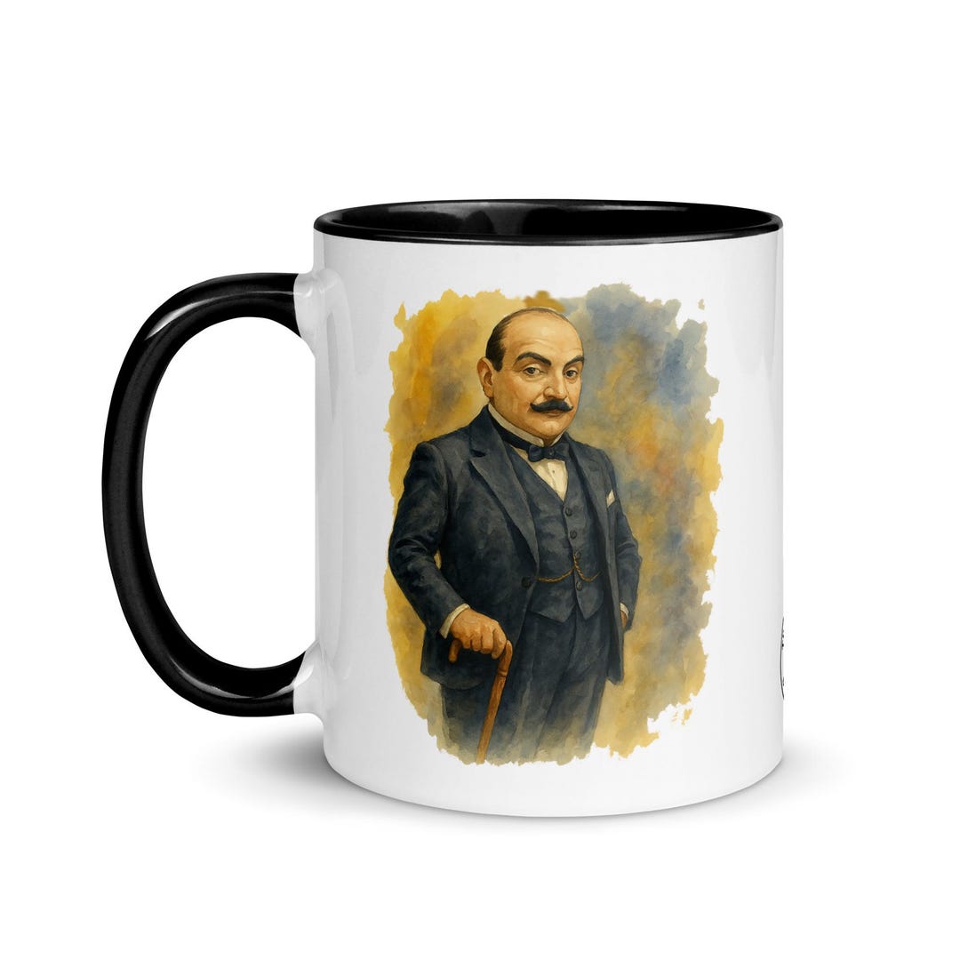 Hercule Poirot Mug: Agatha Christie Detective Fan Gift - Etsy
