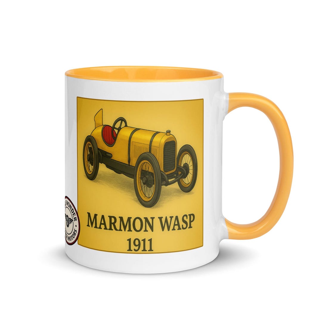 MARMON WASP 1911 – Vintage Indy 500 Racer Mug (front & Back Art) - Etsy