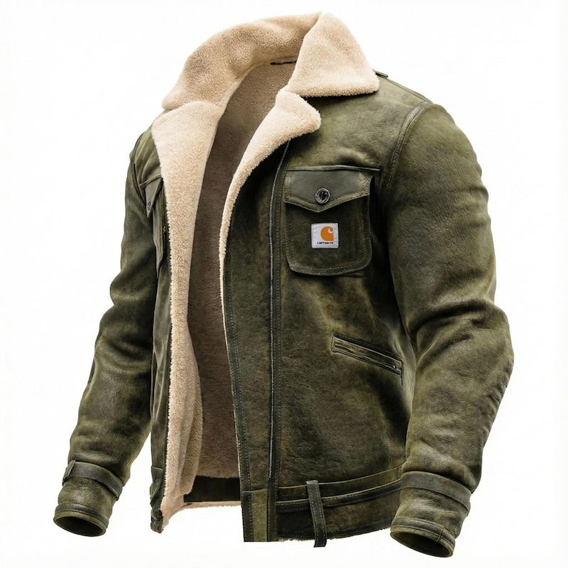 Carhartt Vintage Suede Jacket - Etsy