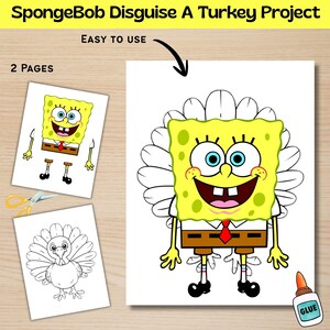 Spongebob Turkey Disguise - Etsy