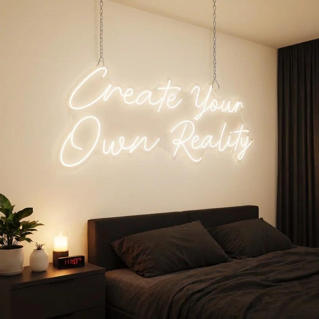 Custom Neon Sign, LED Name Light, Bedroom Wall Art, Personalized Gift ...