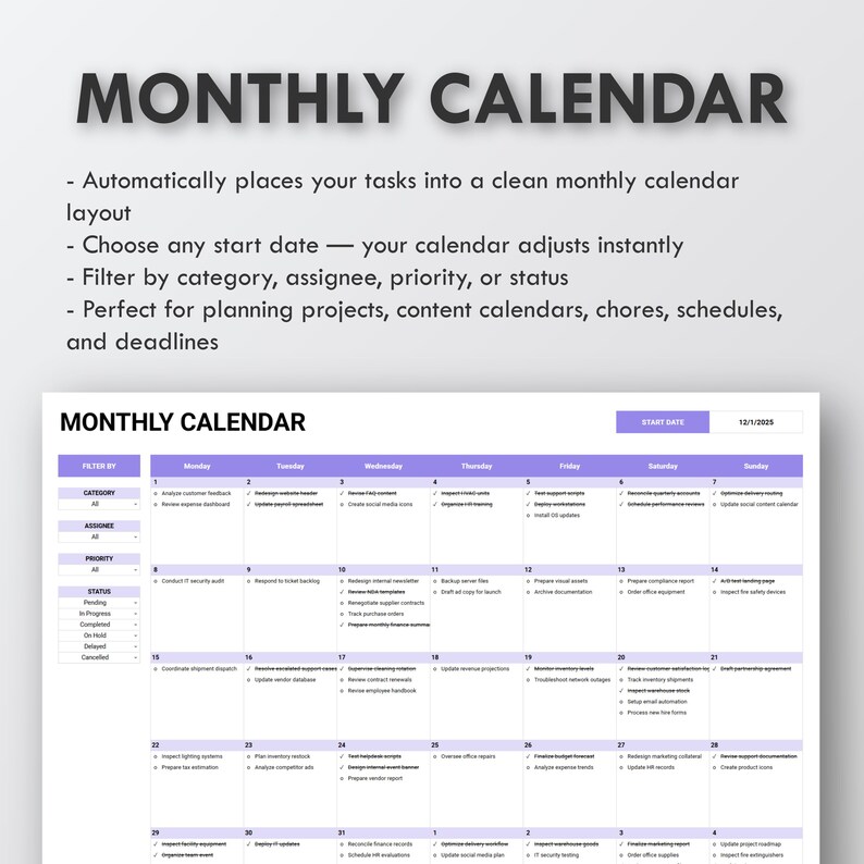 Task Tracker Spreadsheet Google Sheets to Do List Template Task Manager ...
