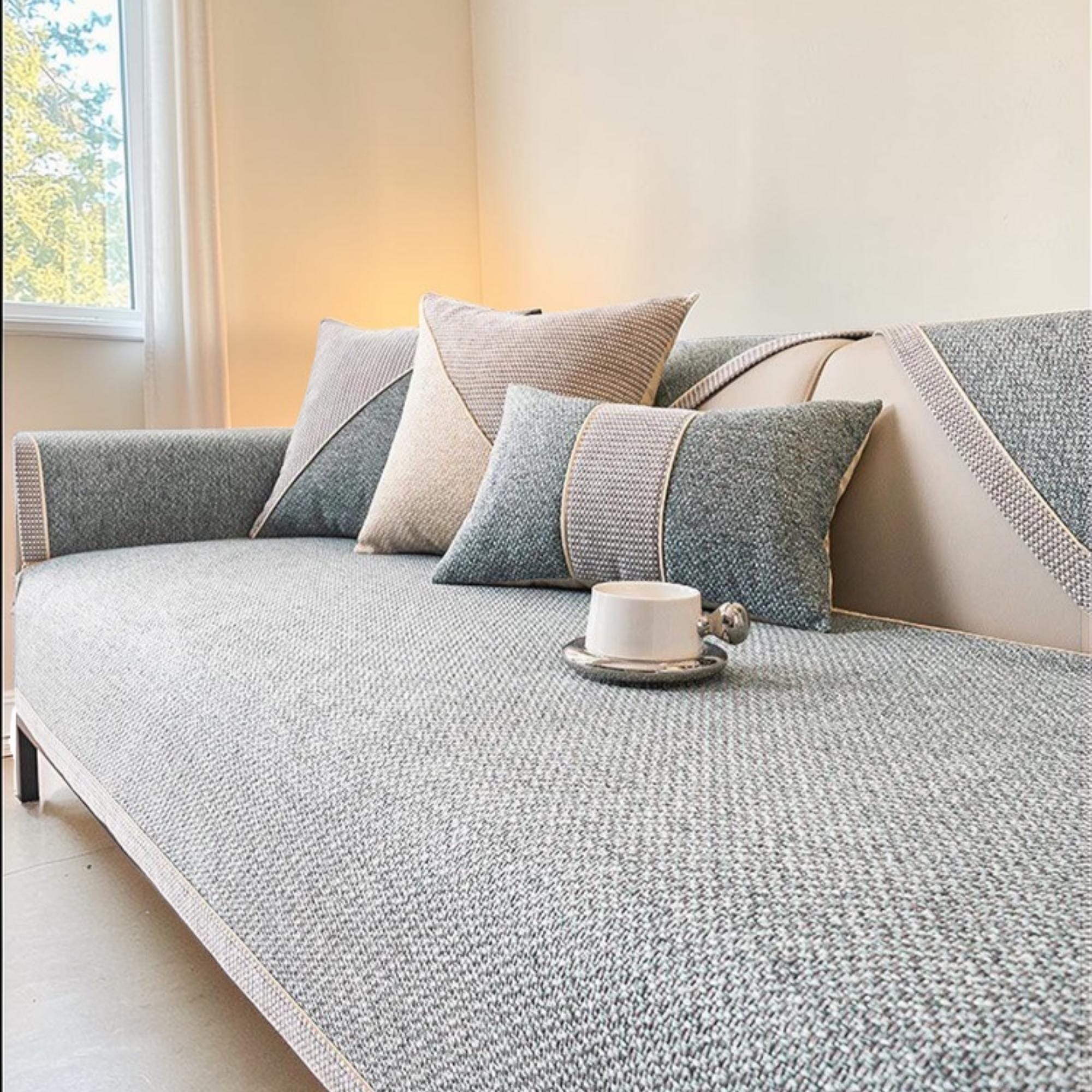 Stretch Sofa Cover Soft Non Slip Couch Protector for Pets and Kids ...