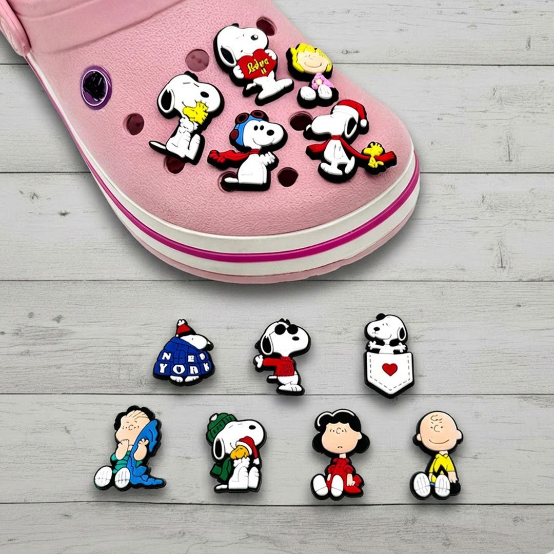 Snoopy Shoe Charms – Cartoon Clog Accessories & Fun Shoe Decorations - Etsy
