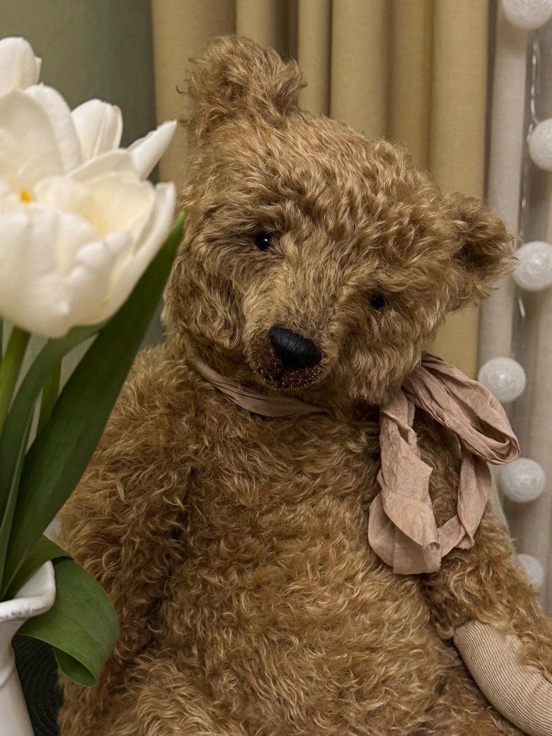 Classic Large Mohair Teddy Bear Sewing Pattern • Vintage Artist Bear ...