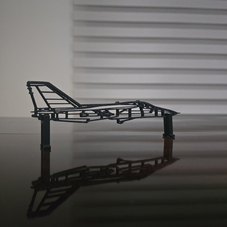General Dynamics F 111 Aardvark Airplane Silhouette, 3D Printed Desk ...