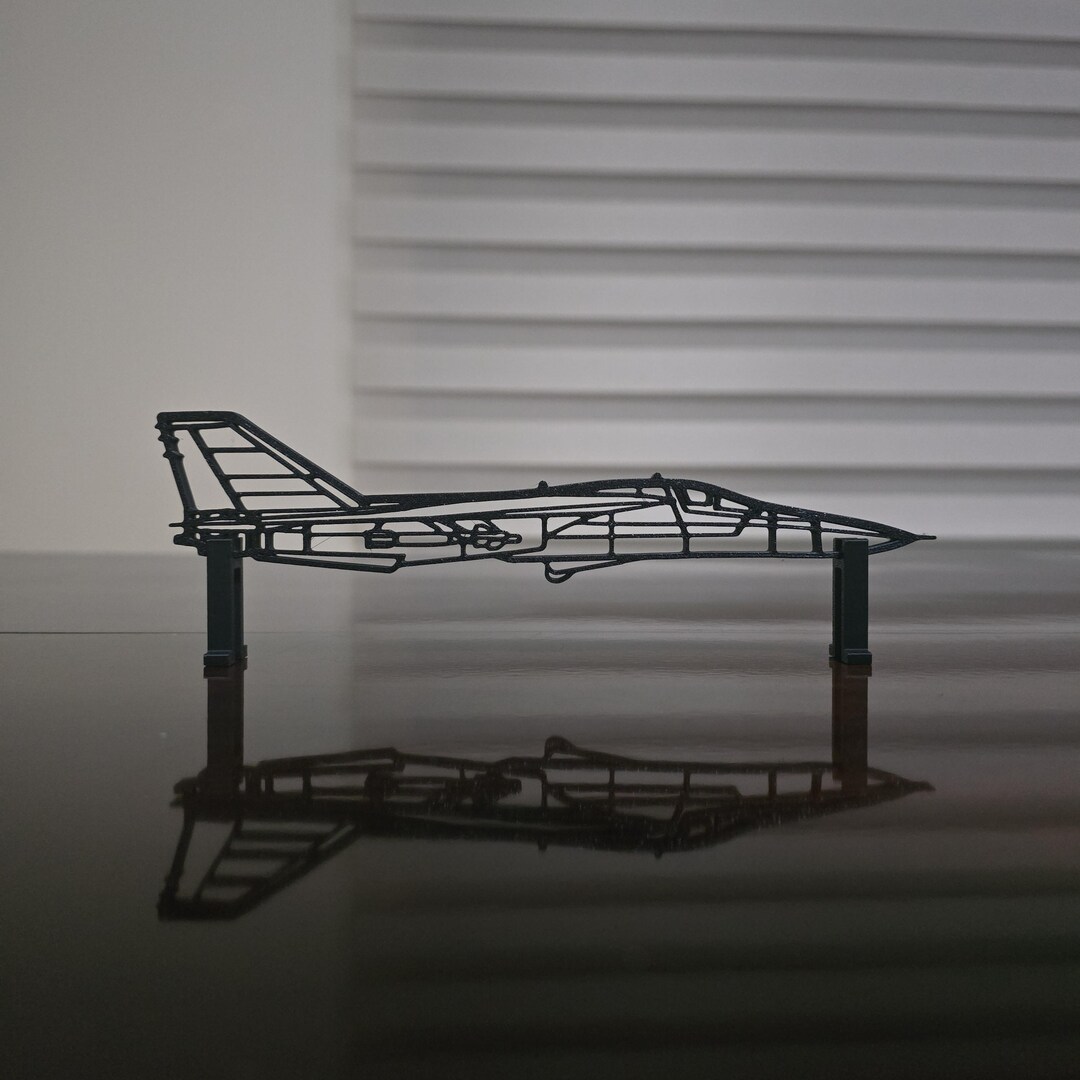 General Dynamics F 111 Aardvark Airplane Silhouette, 3D Printed Desk ...
