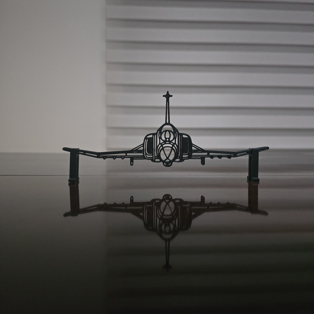 Mcdonnell Douglas F 4 Phantom Airplane Silhouette, 3D Printed Desk ...