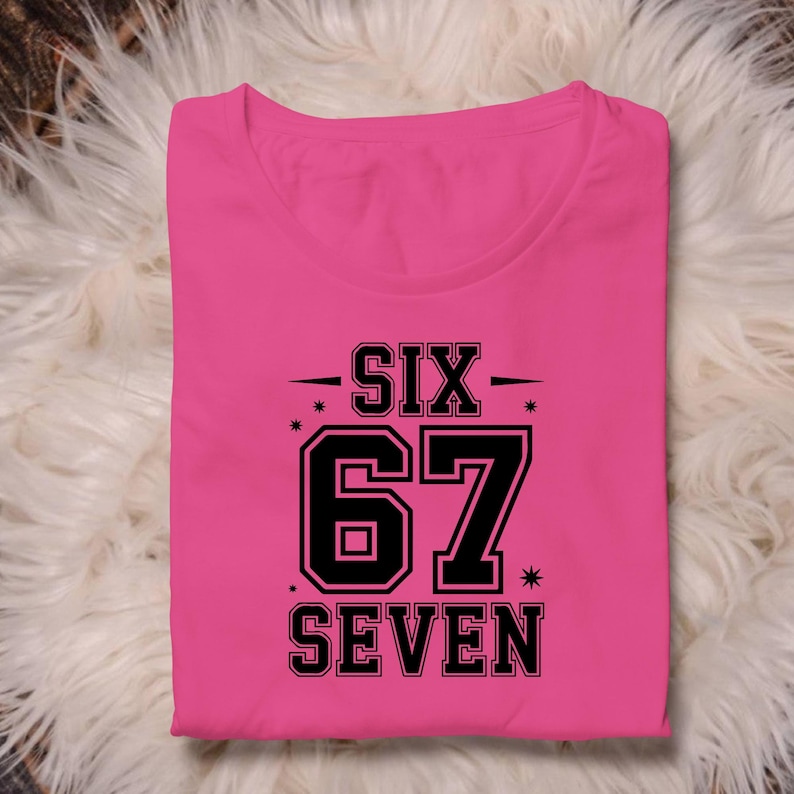 Six Seven Svg Png, Funny Meme Cut File (digital Download) - Etsy