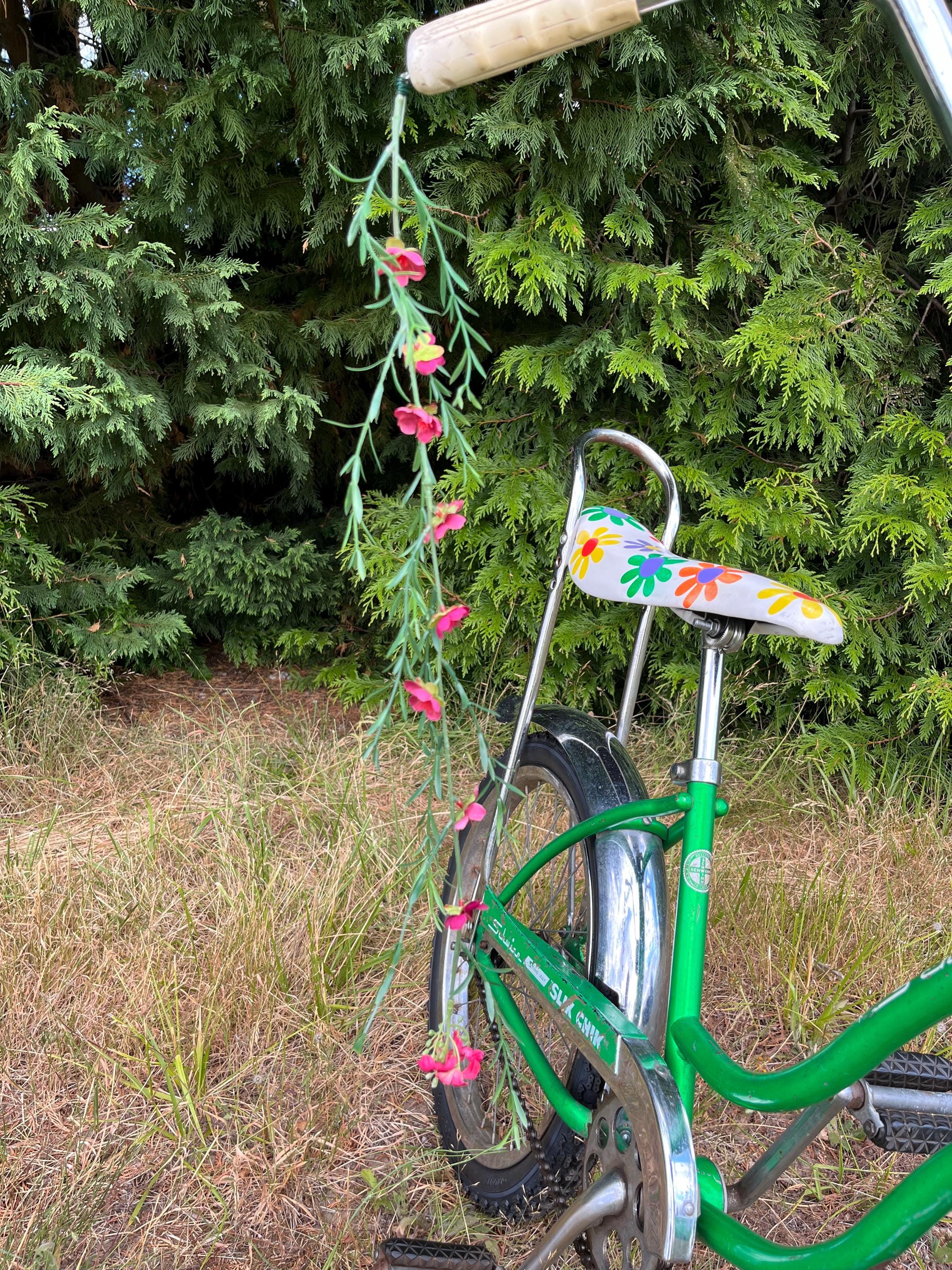 Handlebar Streamers, Garnet Bicycle Streamers, Flower Bike Accessory - Etsy