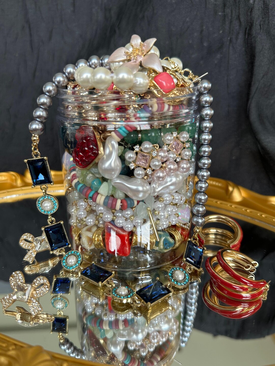 Retro Vintage Jewelry Mystery Box – Curated Accessories Mix | Necklace ...