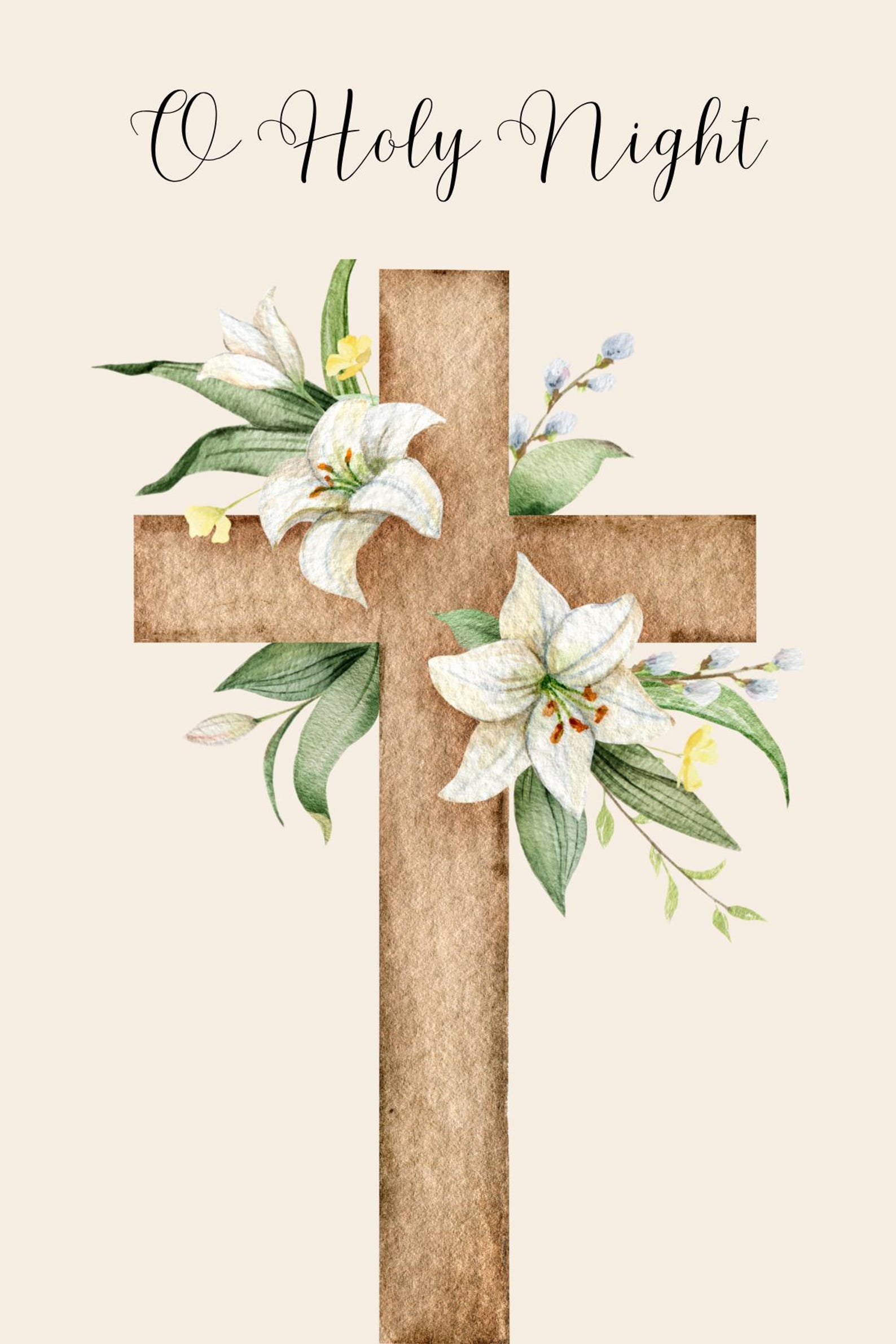 Religious Christmas Greeting Card - Etsy
