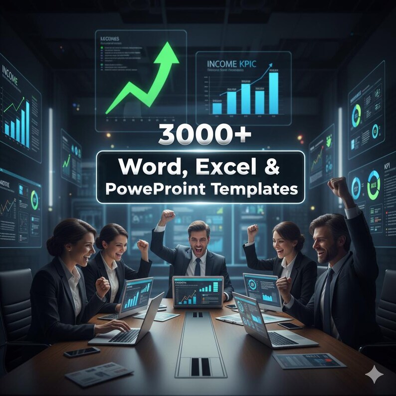3000+ Word, Excel & Powerpoint Templates | Fully Editable Office Bundle ...
