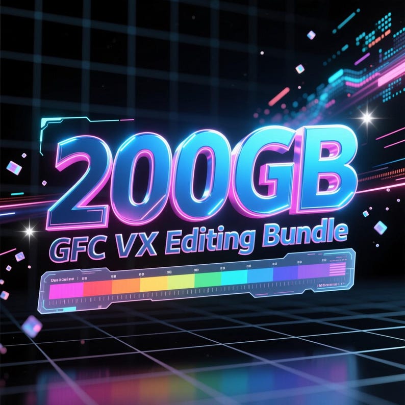 200GB GFX VFX Editing Bundle | Transitions, Overlays, FX Packs,motion ...
