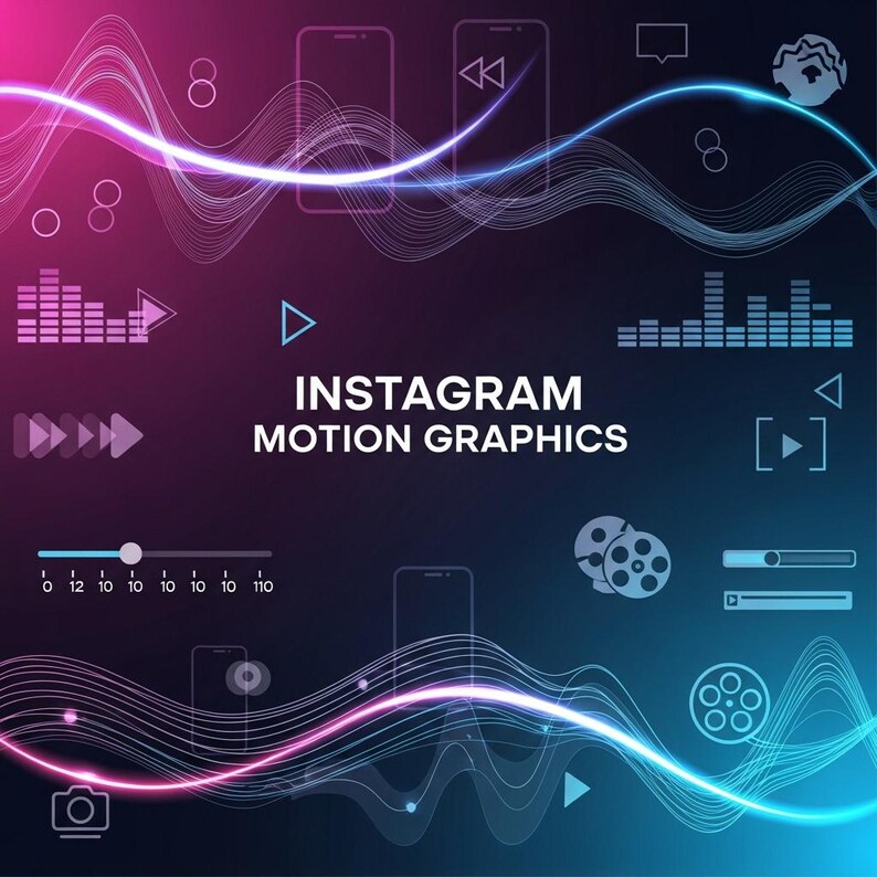 Instagram Motion Graphics Kit | Editable Reels Templates for Social ...