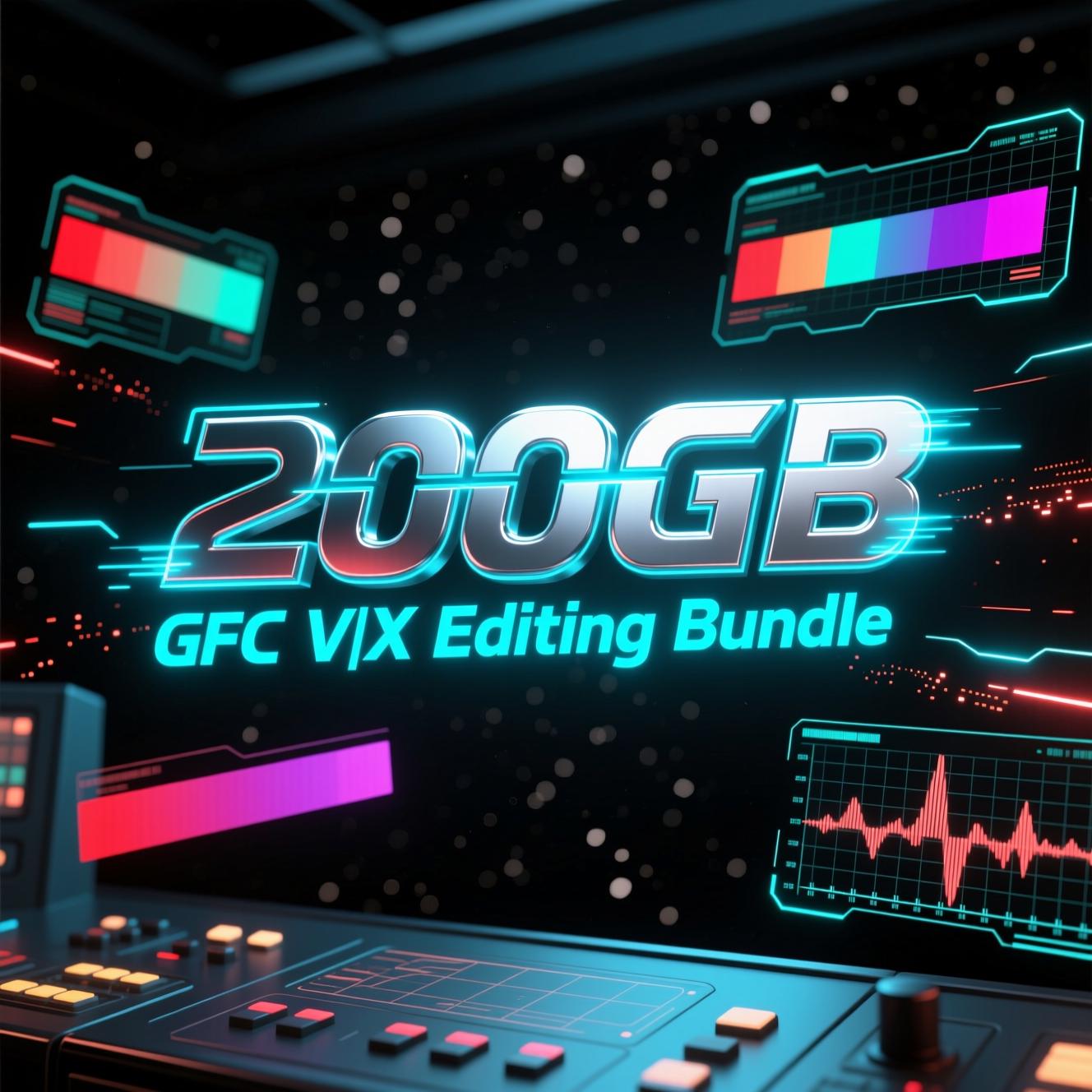 200GB GFX VFX Editing Bundle | Transitions, Overlays, FX Packs,motion Graphics, Video Editing ...