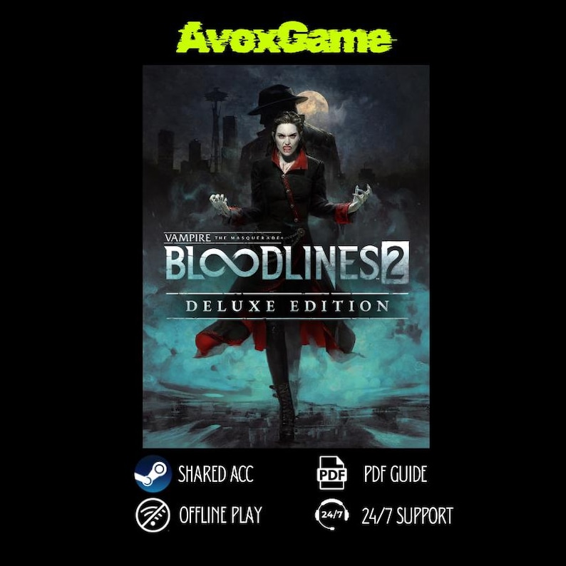 Vampire: the Masquerade Bloodlines 2 Deluxe Edition - Offline - Instant ...