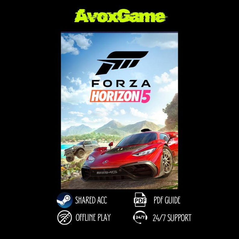 Forza Horizon 5 PC Steam | Step-by-step Tutorial | Instant Delivery - Etsy