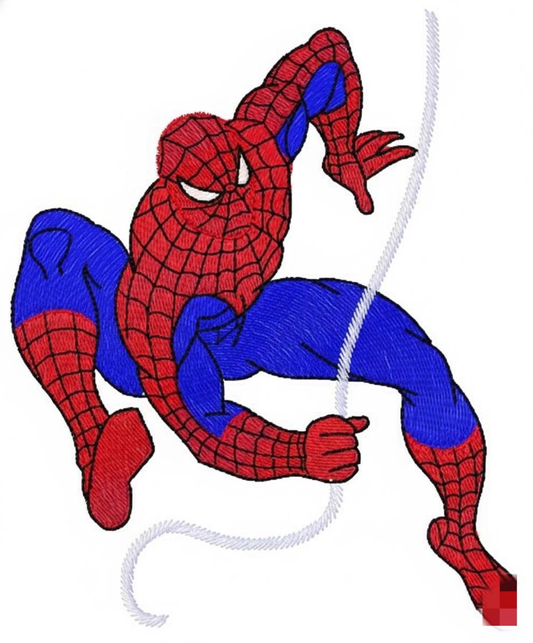Web Slinger Superhero Appliqué Embroidery Design DST Format - Etsy