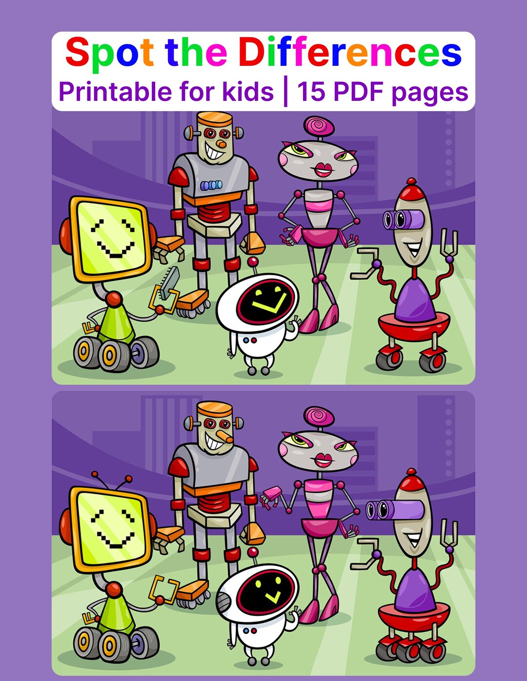 Spot the Difference Cards | Find the Differences Game for Kids ...