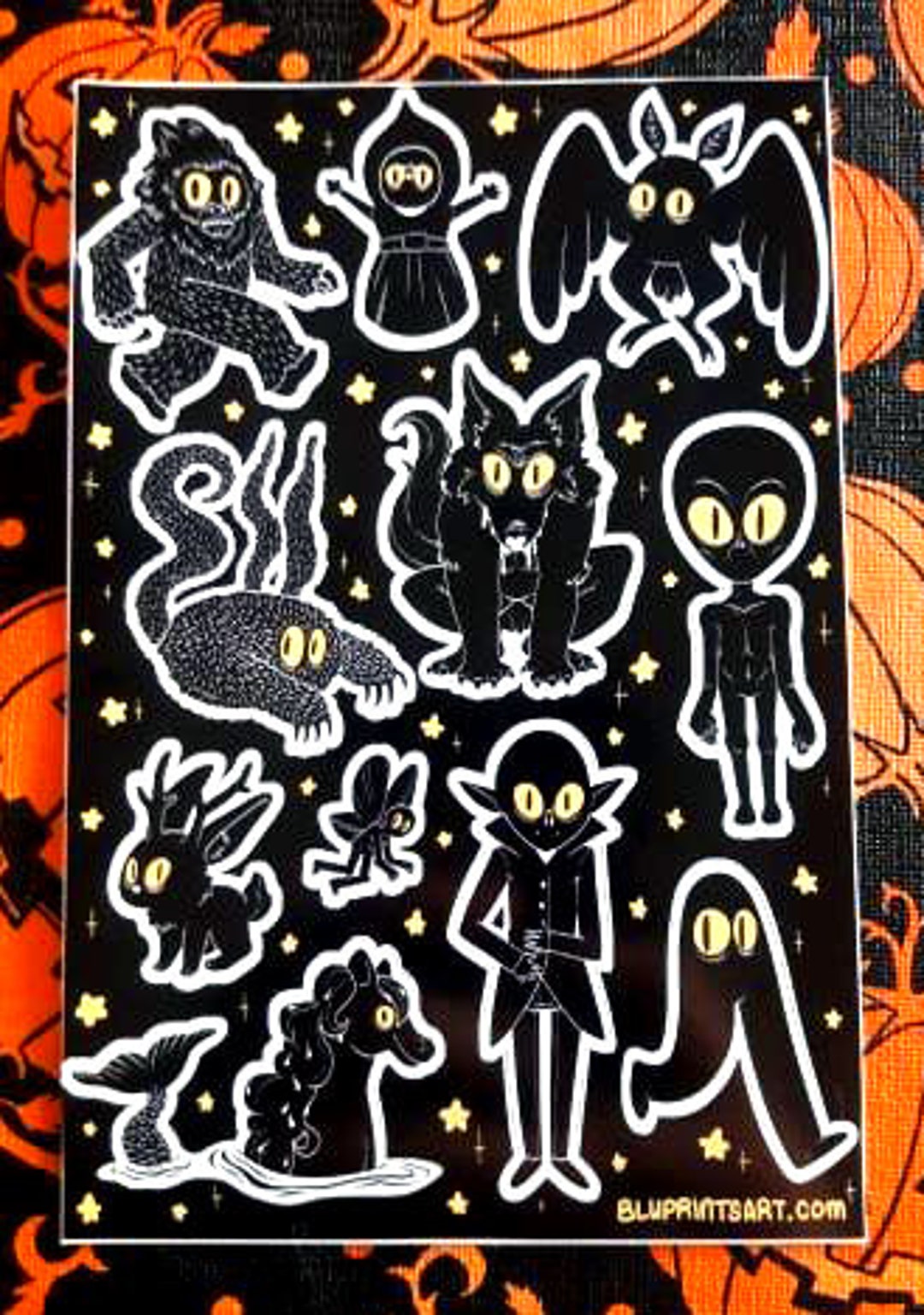 Cryptid Sticker Sheet - Etsy
