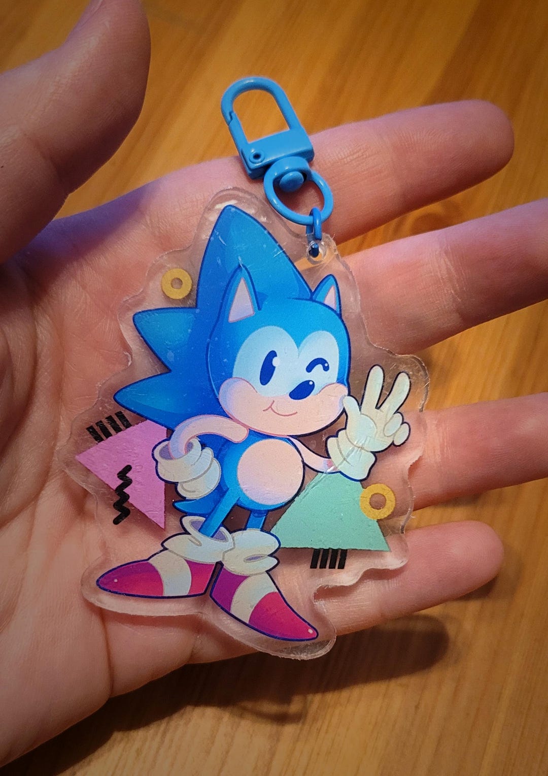Sonic Key Chain - Etsy
