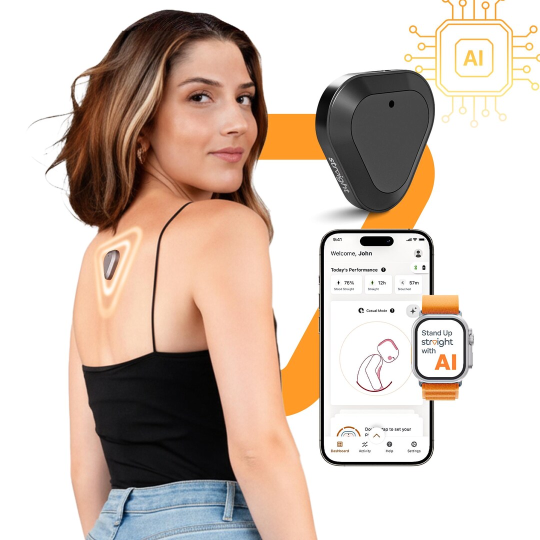 Smart Posture Trainer Gift, Wearable Posture Corrector With Custom Name ...