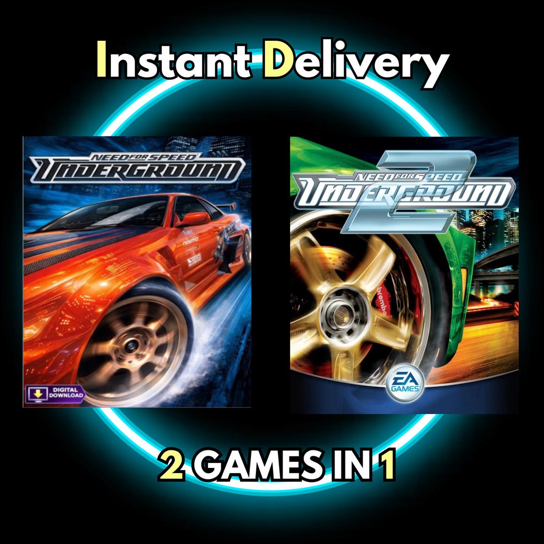 Need for Speed Underground 1 & 2 PC Bundle | Digital Download | Classic ...