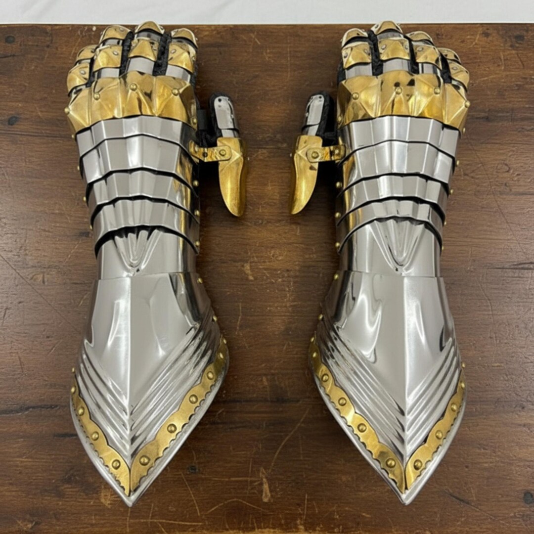 Gothic Knight Gauntlets : Knight Armor – Historical Medieval Costume - Etsy