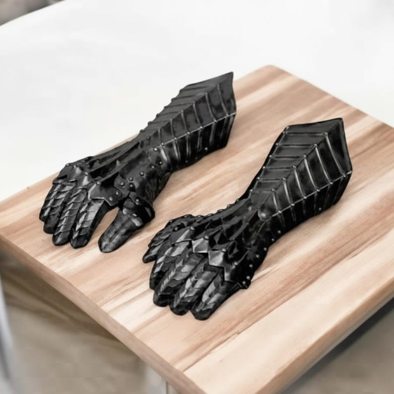 Ringwraith Nazgûl Black Steel Gauntlets – Medieval Armor Gloves | Gift ...