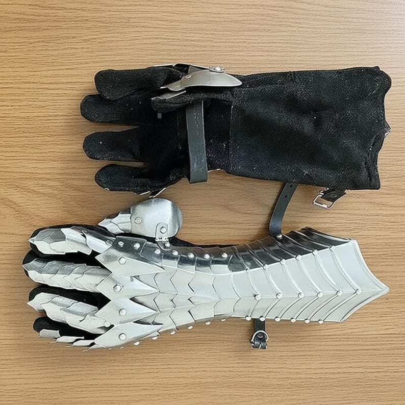 Ringwraith Nazgûl Black Steel Gauntlets – Medieval Armor Gloves | Gift ...