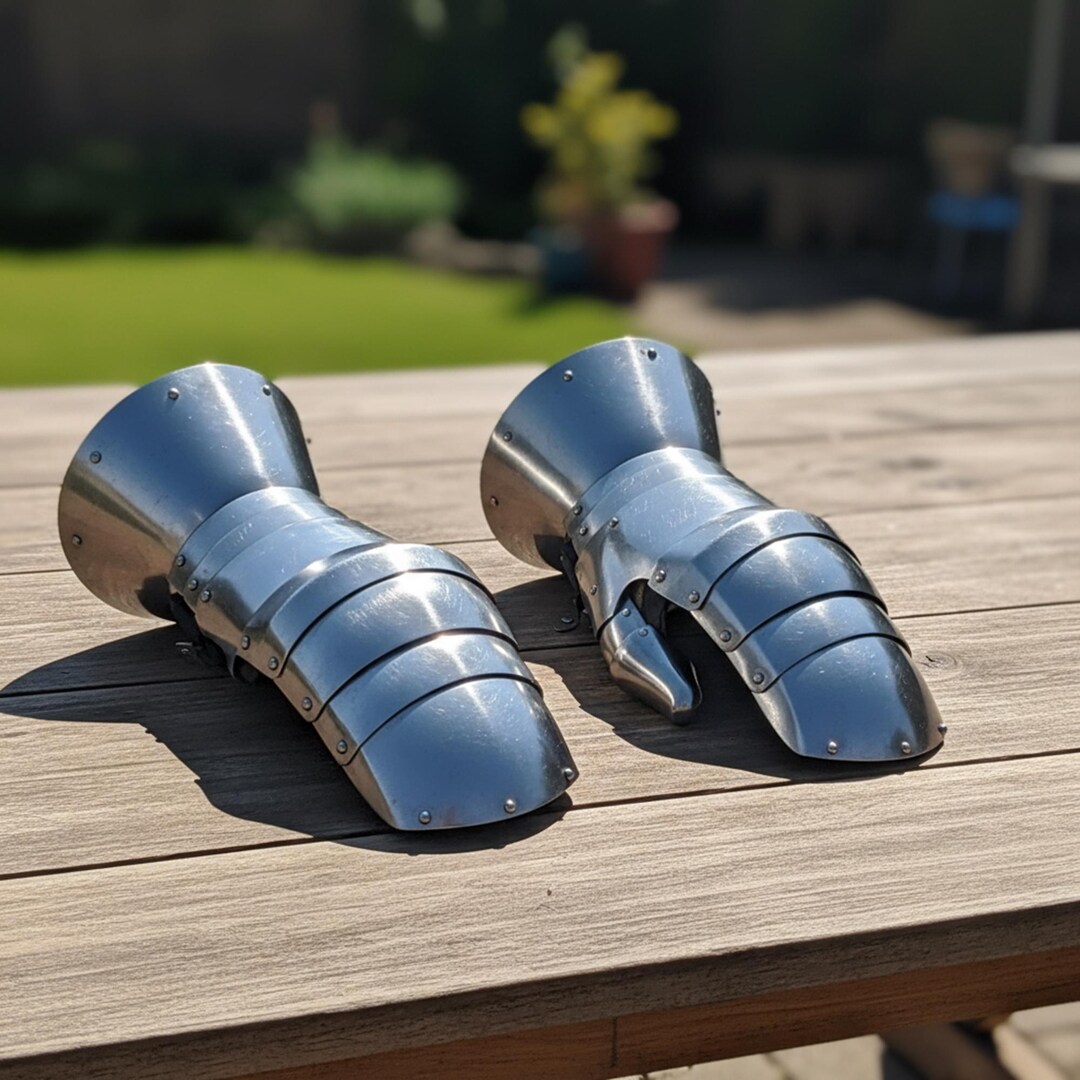 Medieval Gauntlets, Mild Steel 16 Gauge Gauntlets - Etsy