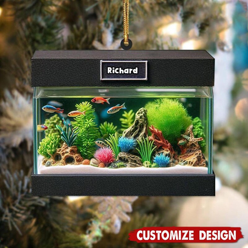 Christmas Tree Fish Tank - Etsy