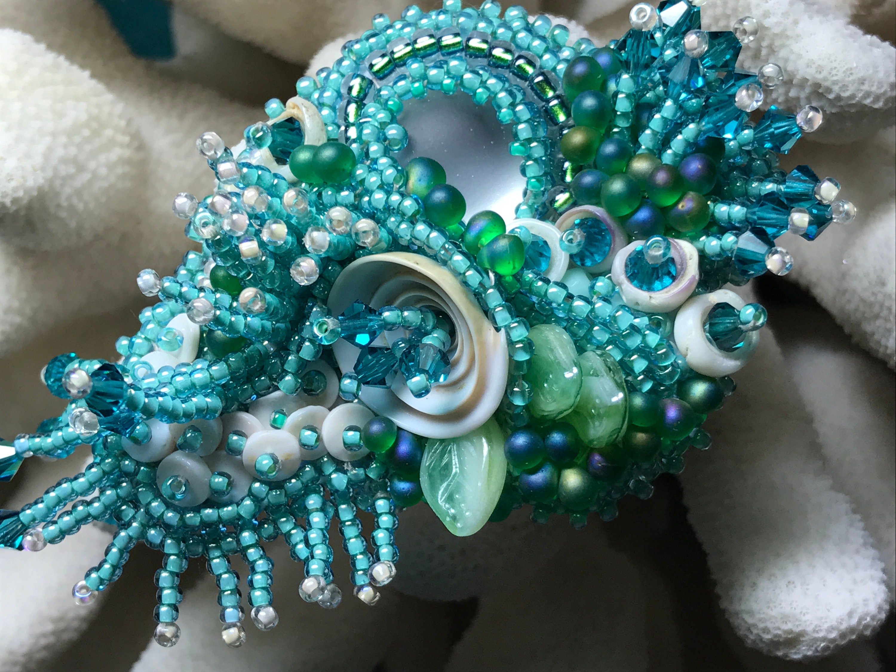 PDF - Raised Texture Bead Embroidery - Etsy