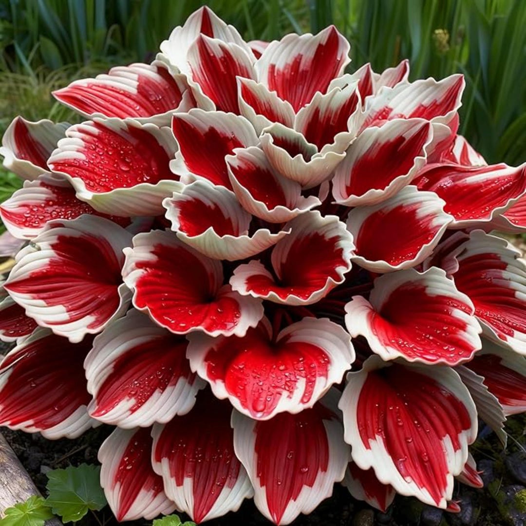 295 White Red Hosta Seeds – Perennial Shade Plants for Home Garden ...