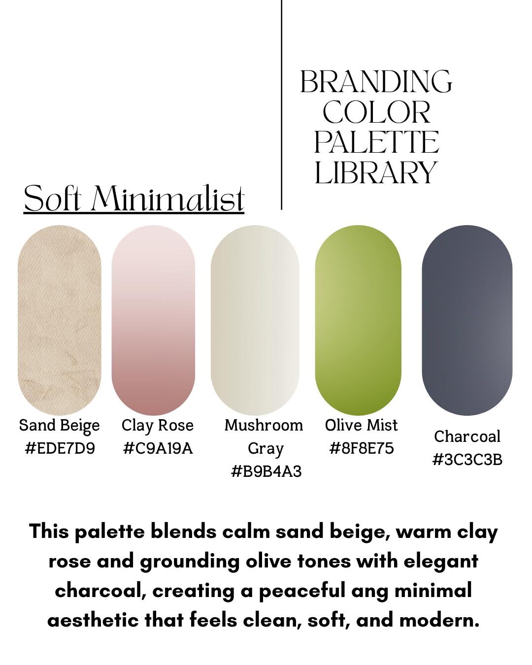 COLOR PALETTE Bundle/canva Color Chart - Etsy