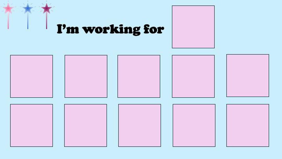 Pink Star Token Board - Etsy