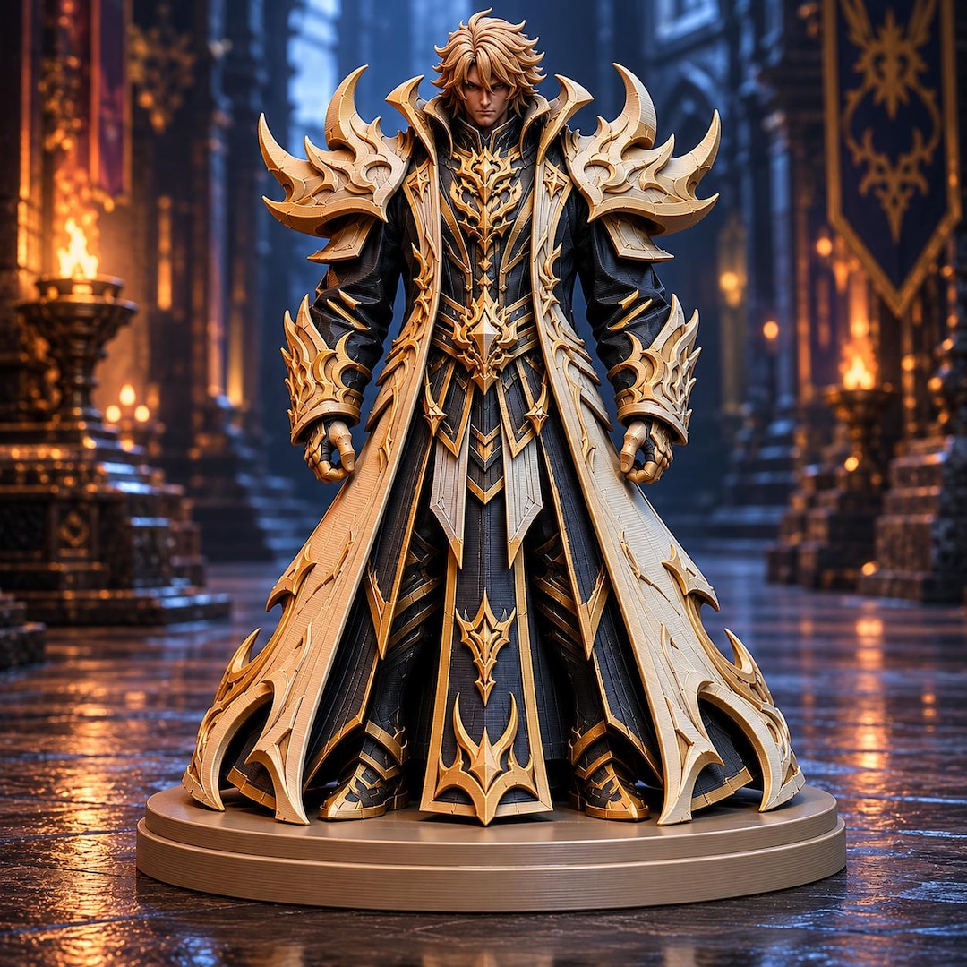Infernal Academy Master STL File for 3D Printing, Dark Fantasy Mage ...