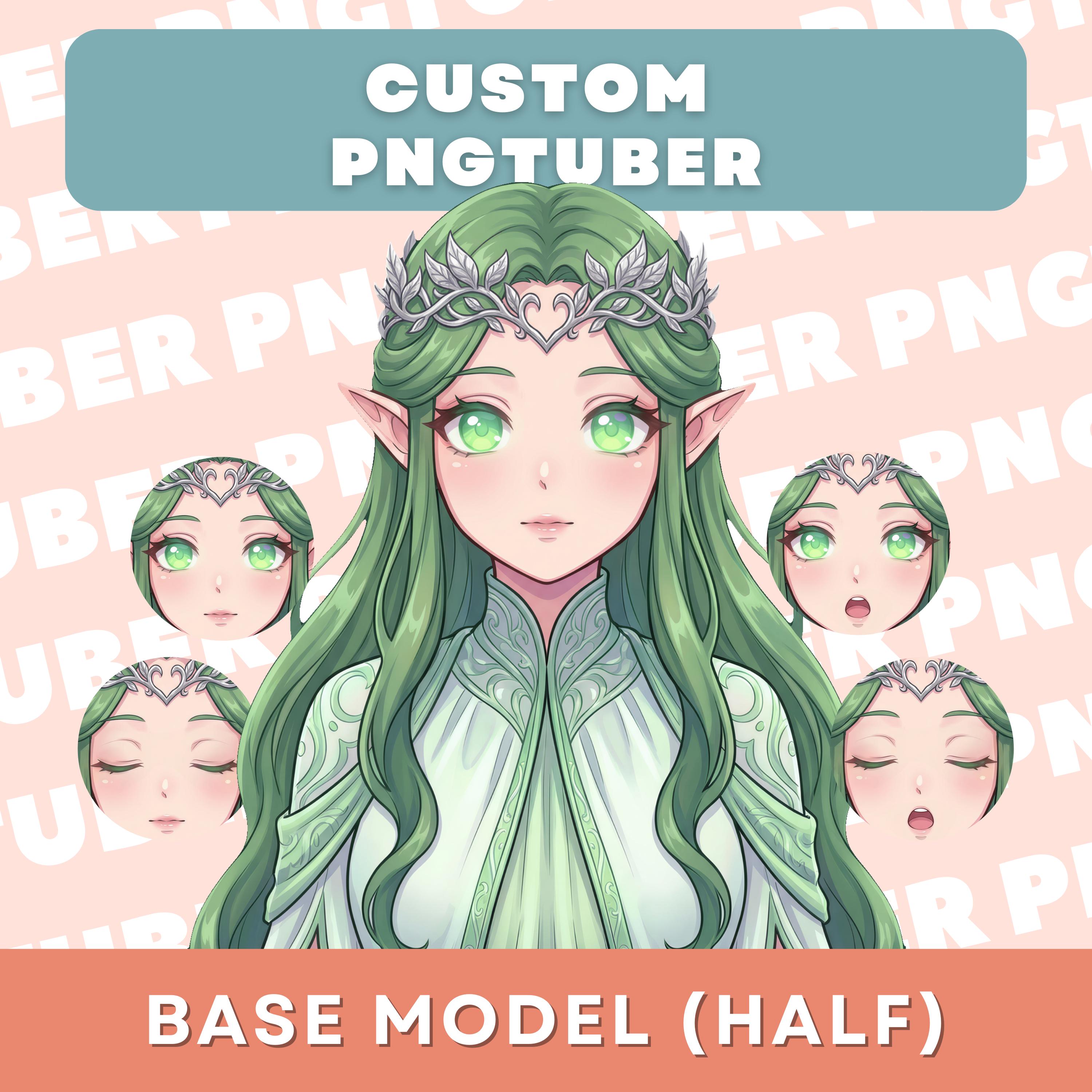 Custom Pngtuber Model Commission | Personalized Vtuber Character ...