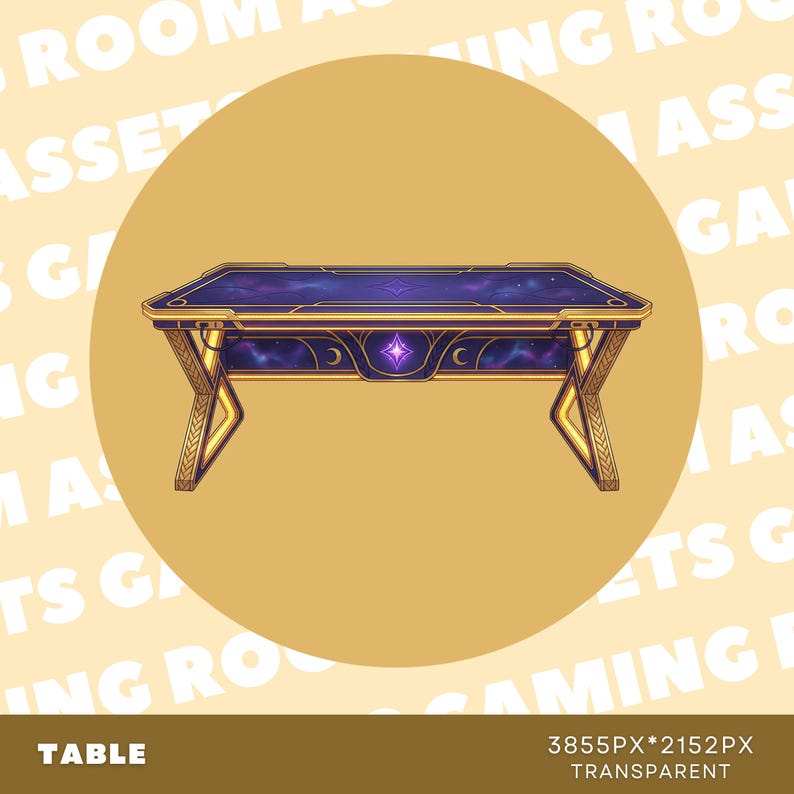 Celestial Vtuber Room Asset Pack | 2D Streaming Kit | Gaming Chair ...