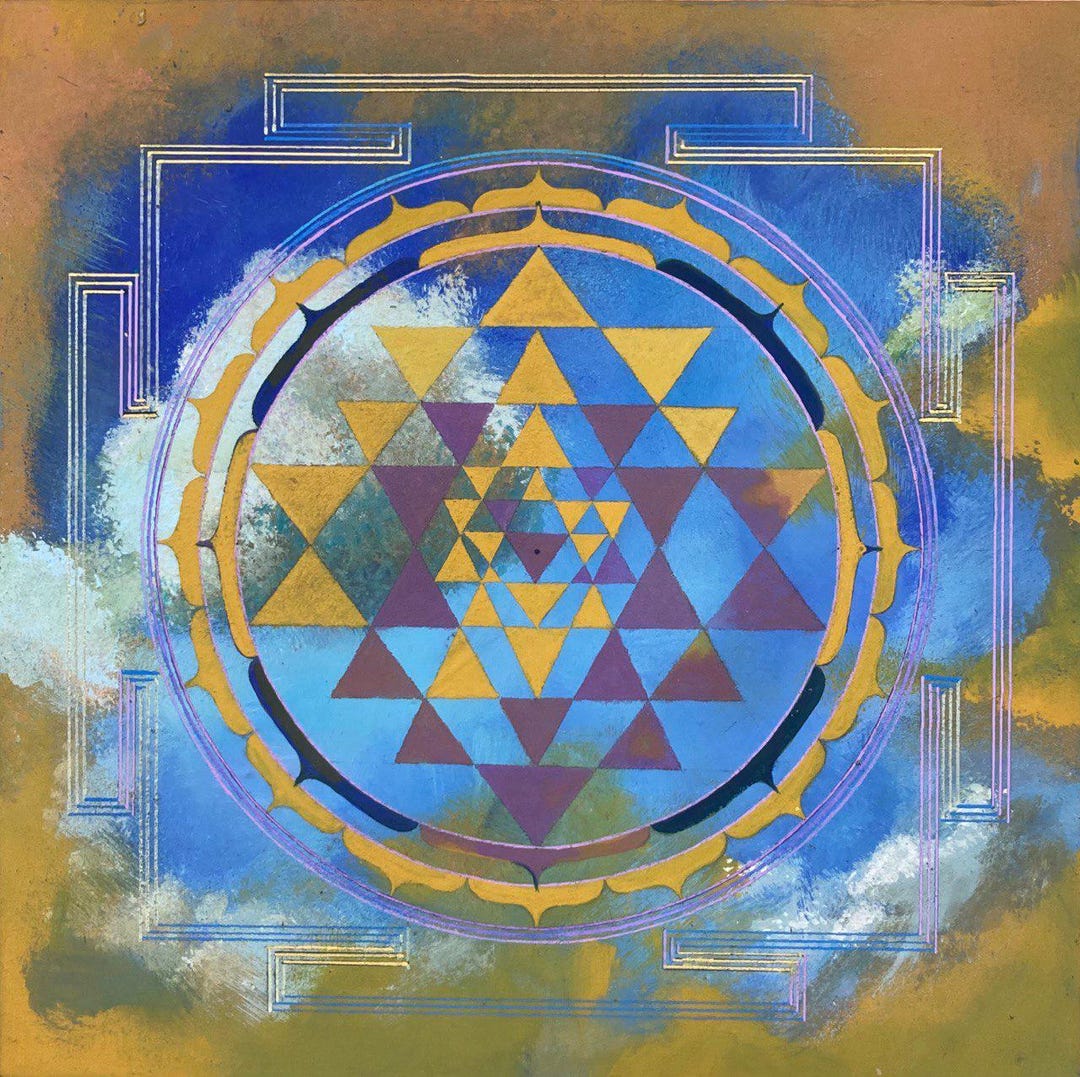 Sri Yantra Activated by Sacret Mantra - Etsy Australia
