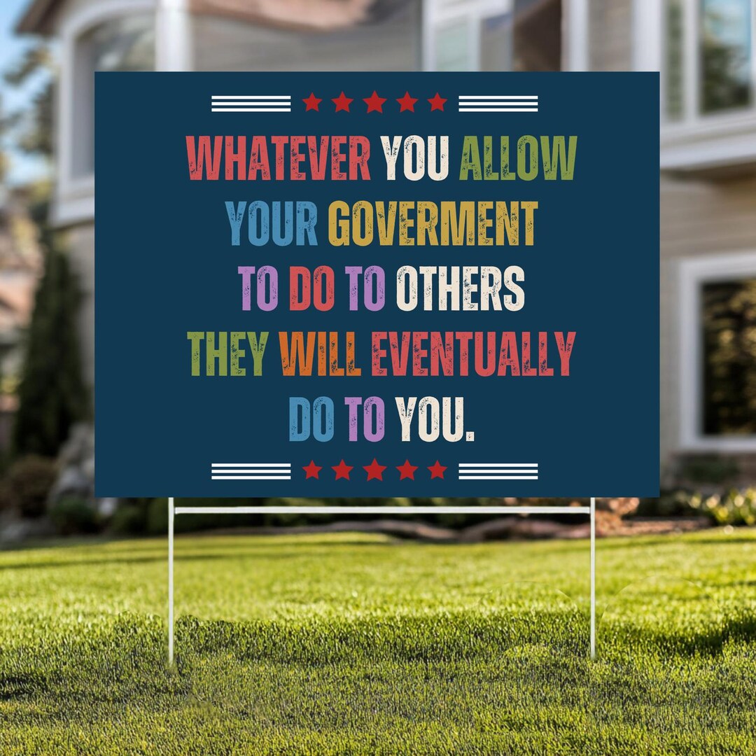 Abolish ICE Yard Sign, Keep the Immigrants, Deport the Racists Lawn ...