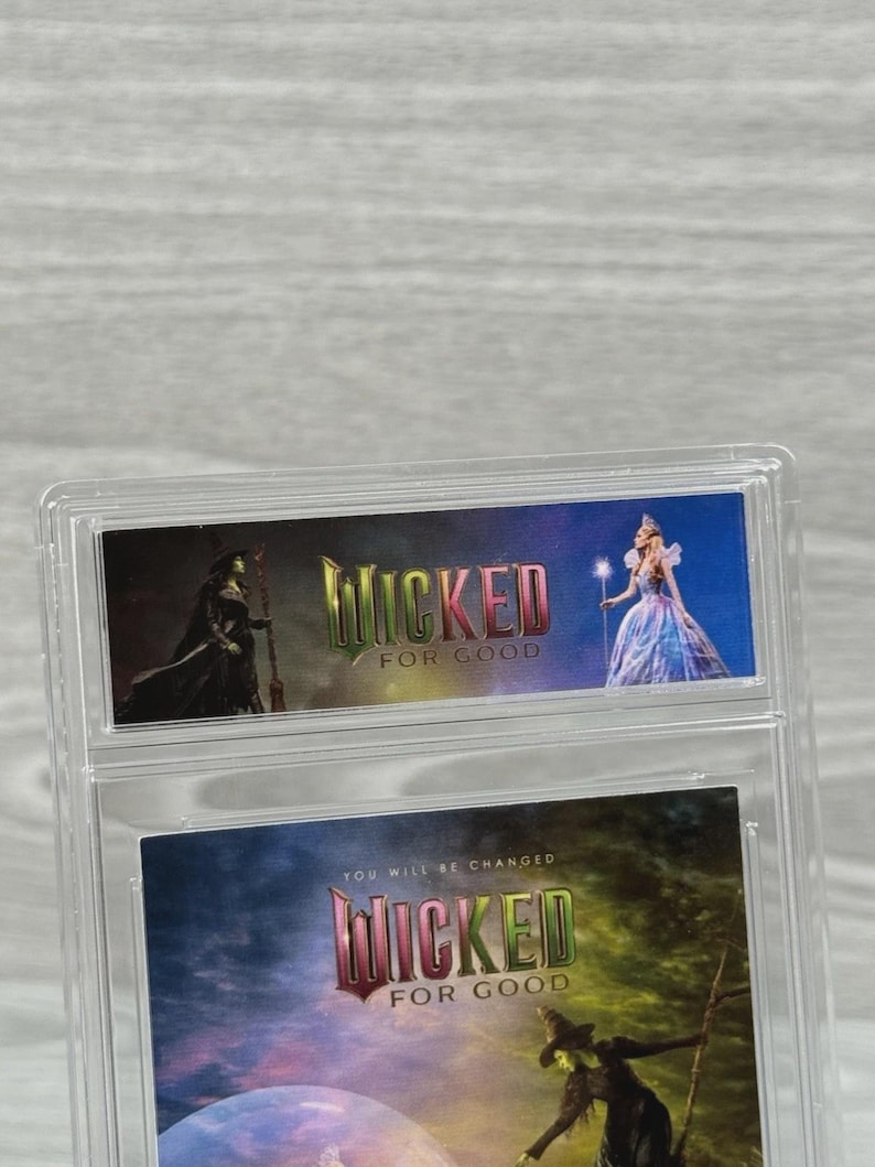 Wicked for Good - Movie Poster Trading Card Slab - Etsy