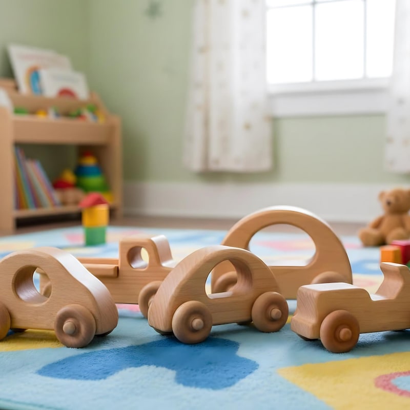 Wooden Trains and Cars - Etsy